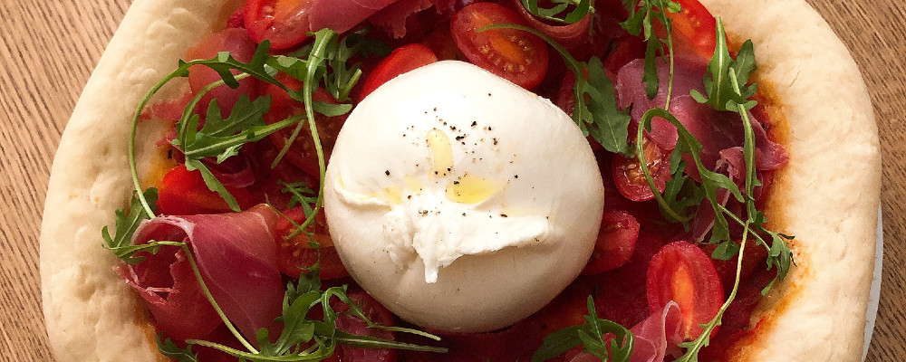 Pizza burrata - In My Cuisine